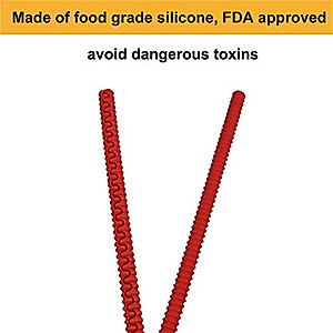 Leline's Heat Resistant Guard for Oven Rack, Silicone Oven Rack Shield Protectors, Oven Shelf Edge Cover, 14 inches, Pack of 2