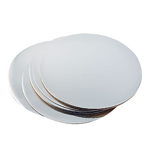 16" Silver Round Coated Cakeboard, 25 ct.