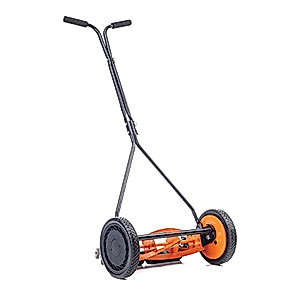 Black+Decker 304-16DB 16-Inch 4-Blade Push Reel Lawn Mower Orange