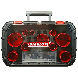 Diablo 14Piece High Performance Hole Saw For Plastic