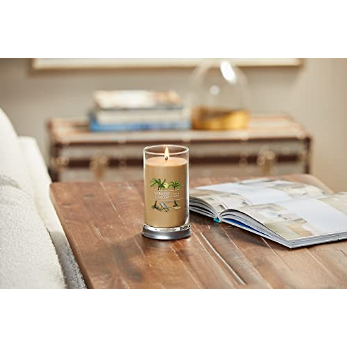Yankee Candle Sun & Sand® Signature Medium Pillar Candle, 14.25oz