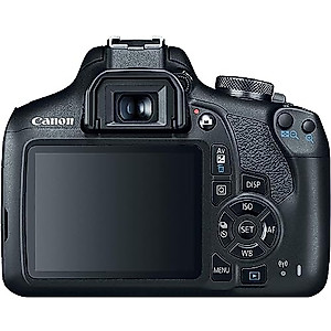 Black Canon EOS Rebel T7 DSLR Camera with EF S 18 55mm DC III and 75 300mm III Lenses canont7w7530064gb canont7w7530064gb (Renewed)