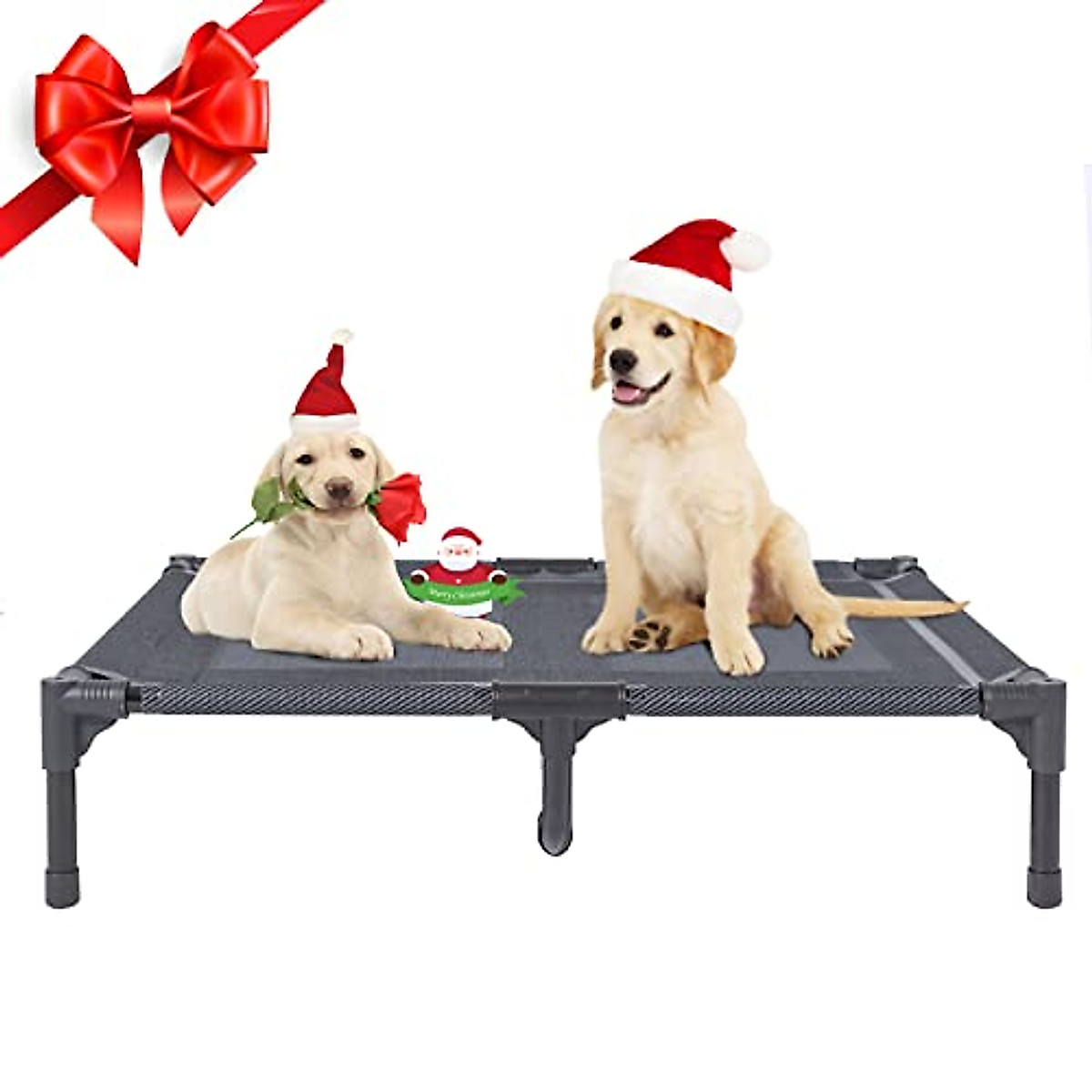 suddus Elevated Dog Beds Waterproof Outdoor, Portable Raised Dog Bed, Dog Bed Off The Floor, Dog Bed Easy Clean Indoor or Outdoor Use, Multiple Sizes