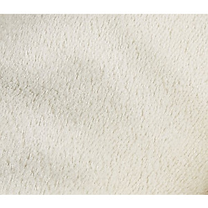 Amazon Basics Round Bolster Pet Bed with Flannel Top, 20-Inch, Brown and Ivory