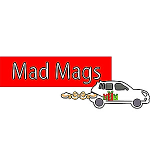 Be The Change You Want to See in The World Car Magnet, Round Inspirational Magnetic Decal for Cars, Refrigerator, Lockers or Mailbox, 5 1/2 Inch (Black)