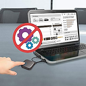 BenQ InstaShow S Wireless Screen Mirroring System,WDC20, 4-way Split-Screen, IFP Touch Back, 128-bit Encryption, includes 2 HDMI Transmitters & Holder, No App Needed, Supports Miracast and Airplay