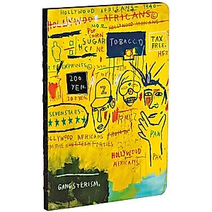 Hollywood Africans by Jean-Michel Basquiat A5 Notebook: Our A5 Size Standard Paperback Notebook