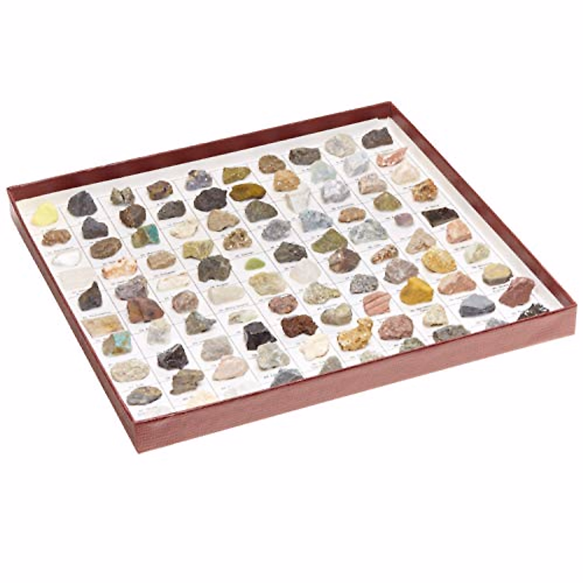 American Educational The U.S. Mounted Rocks and Minerals Collection (Pack of 100)