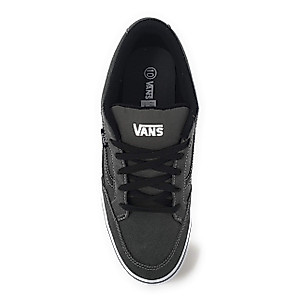 Vans Men's Bearcat Skate Shoes (10), Charcoal/White/Black