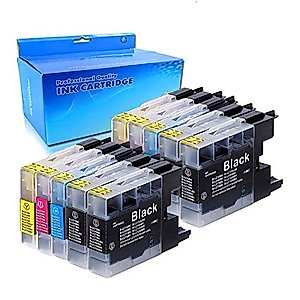 TengSheng Compatible Ink Cartridges Replacement for Brother LC75 LC71 LC79 XL use for MFC-J6710DW MFC-J6910DW MFC-J835DW MFC-J430W MFC-J6510DW MFC-J280W (4BK 2C 2M 2Y 10PK)