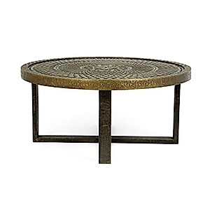 Christopher Knight Home Cohutta Coffee Table, Gold