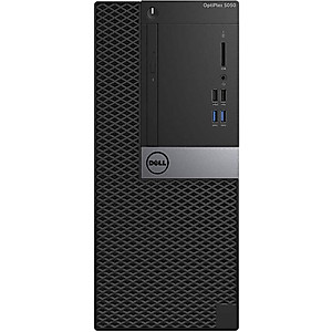 Dell OptiPlex 5050 Mini Tower Desktop Computer (with RGB Keyboard), Intel i5-7500 3.8GHz, 16GB DDR4, 512GB SSD, WiFi, Bluetooth, Home/Office PC, Windows 10 Pro 64 Bit English/Spanish/French (Renewed)