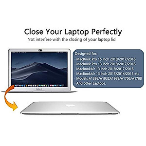 imluckies Webcam Cover Slide [5 Pack], 0.023-Thin Metal Camera Cover for Laptop, MacBook Pro, MacBook Air, iPad, iMac, PC, iPhone 8/7 Plus, Privacy Covers