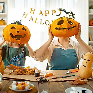 NWESTUN Halloween Pumpkin Carving Kit Tools, Professional Heavy Duty Carving Set, Stainless Steel Pumpkin Carving Set, Halloween Pumpkin Carving Tools-Gift for Halloween(7PCS)