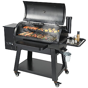 WACTO Portable Charcoal Grill BBQ with Cart - Heavy Duty 62-inch Outdoor Cooking