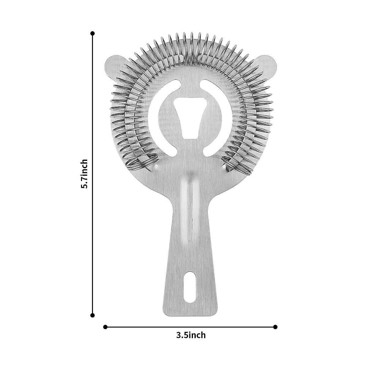 Tifanso Cocktail Strainer Bar Tools -2PCS Bar Strainer with High Density Spring, Stainless Steel Drink Sieve Strainer, Filtering Cocktail Bar Accessories for Home Bar and Professional Bartenders