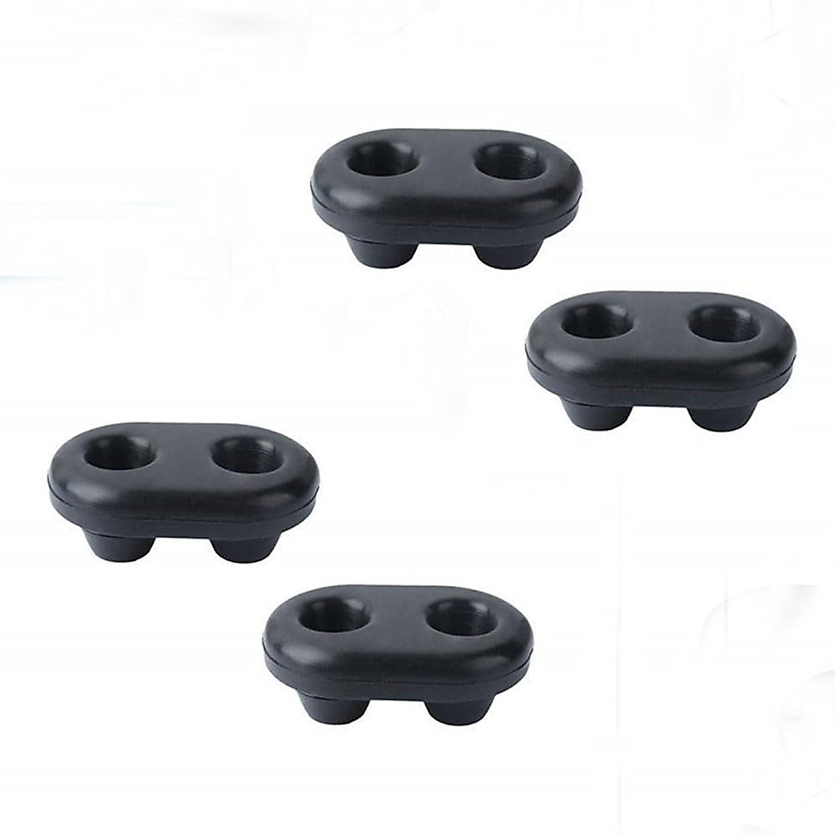 Hzaiwy 2PCS Cooler Rubber Feet Replacement for YETI,Non-Slip Cooler Rubber Feet for RTIC 45qt 65qt 110qt 145qt,Thickened Soft Rubber Feet Bottom for YETI (Black