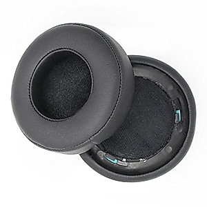 Replacement Ear Pads for Monster Beats by Dr. Dre Pro Detox Headphones-Black