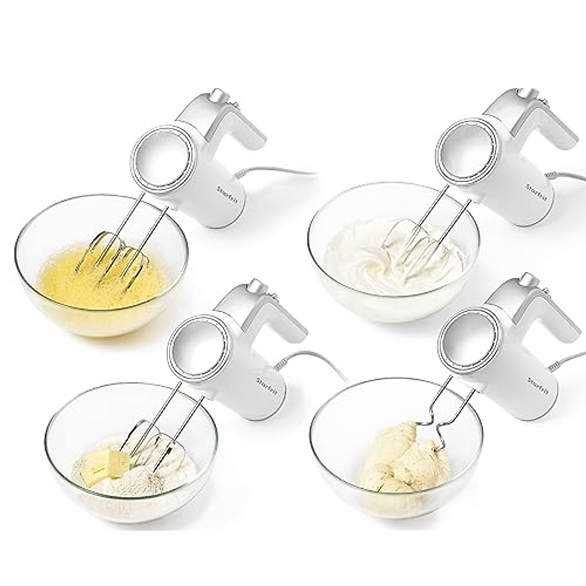 Starfrit 024226-004-0000 5-Speed 250-Watt Electric Hand Mixer