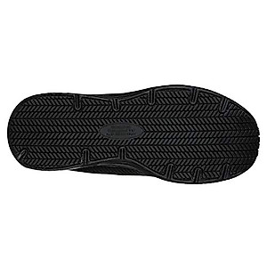 Skechers Women's Work Relaxed Fit: Dyna-Air SR Slip Resistant Sneaker, Black, 9