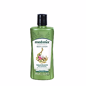 Medimix Ayurvedic Body Wash Natural Glycerine with Lakshadi Oil for Moisturized Skin (300 ml / 10.14 fl oz)