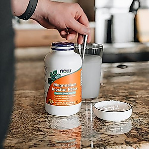 NOW Foods Supplements,powder Magnesium Inositol Relax, Nervous System Support*, Fizzy Lemonade Flavor, 16-Ounce
