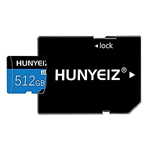 512GB Micro SD Card (Class 10 High Speed) Memory Card for Cameras,Phone,Computer,Game Console,Dash Cam,Camcorder,Drone