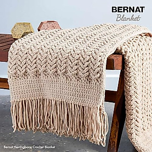 Bernat Blanket Country Blue Yarn - 2 Pack of 300g/10.5oz - Polyester - 6 Super Bulky - 220 Yards - Knitting/Crochet