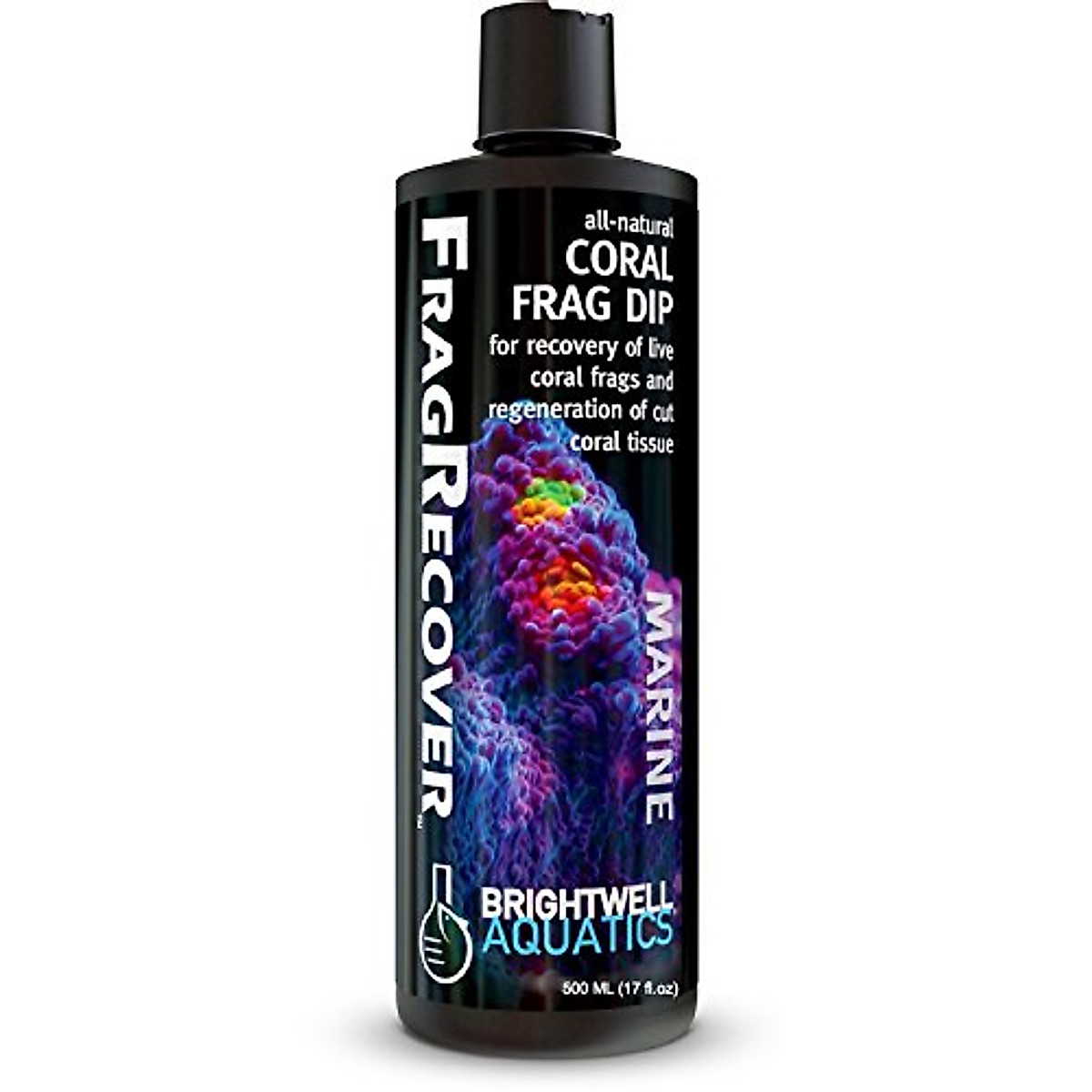 Brightwell Aquatics Frag Recover - Natural frag dip for Tissue Recovery and to Prevent infections, 500 ml (FRAGR500)