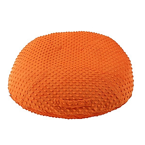 Removable Slipcover for Newborn Lounger, Super Soft Premium Minky Dot Baby Lounger Cover, Ultra Comfortable, Safe for Babies (Orange)