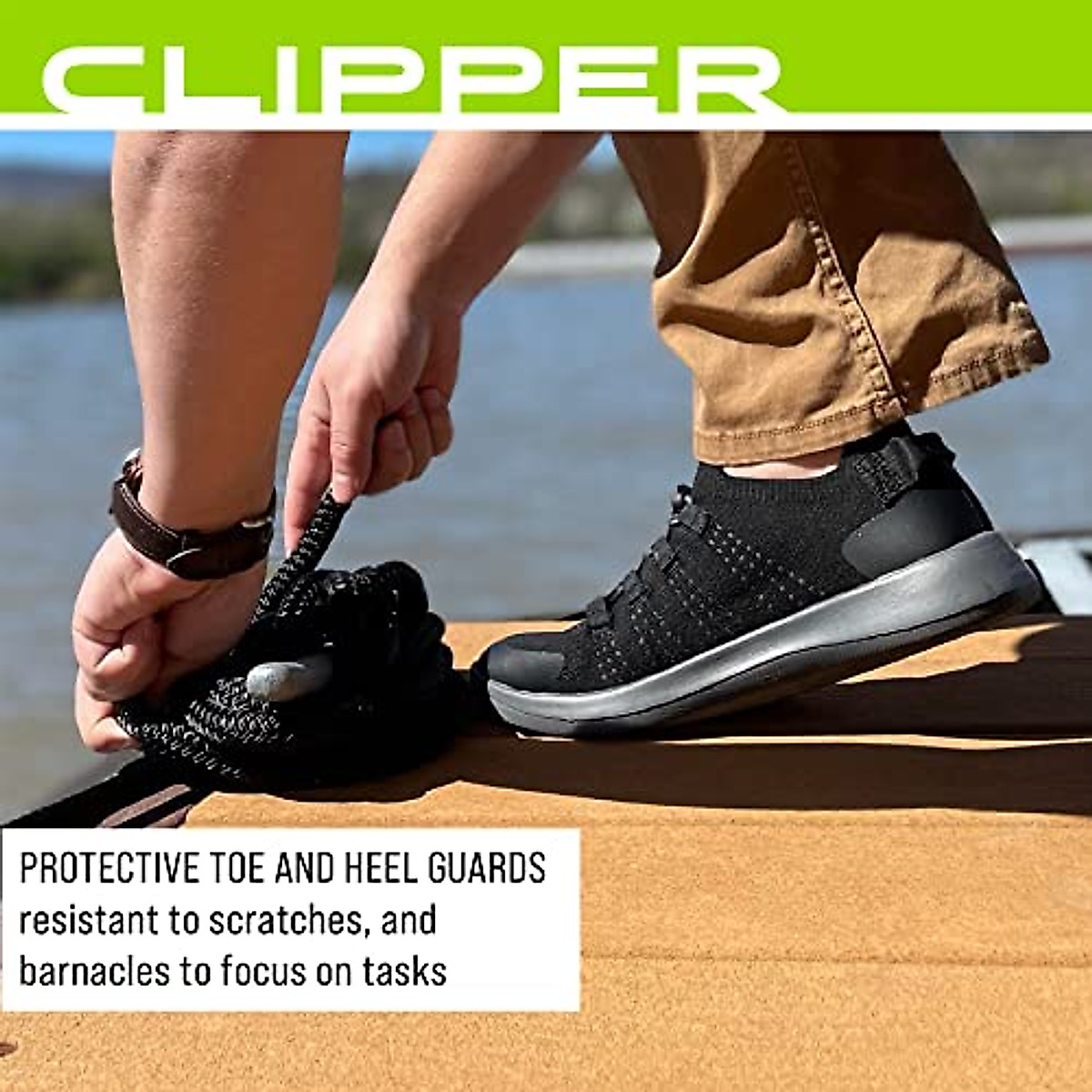 FROGG TOGGS Men’s Clipper Secure Fit Angler Boating Shoe