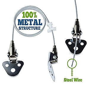 Metal TV Safety Straps (2-Pack) Heavy Duty Furniture & TV Anti Tip Straps | Sturdy Hardware Included