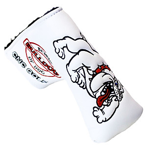 Bulldog Putter Cover Magnetic Headcover for Scotty Cameron Taylormade Odyssey Blade