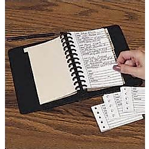 100 Page Desktop Address Book Refills