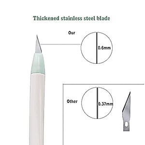 Corey-z Precision Craft Knife Kit, Exacto Knife Set, Carving Hobby Knife, Utility Craft Cutting Tool Coming With 6 Additional Blades For Art, Scrapbooking, Cutter, Stencils, and DIY Projects
