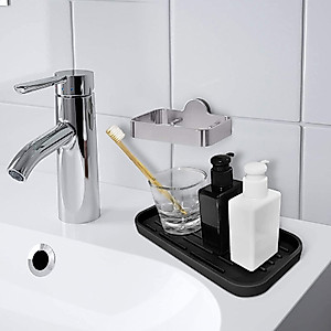 Healifty Grade Silicone Draining Tray Wave Silica Gel Dispenser