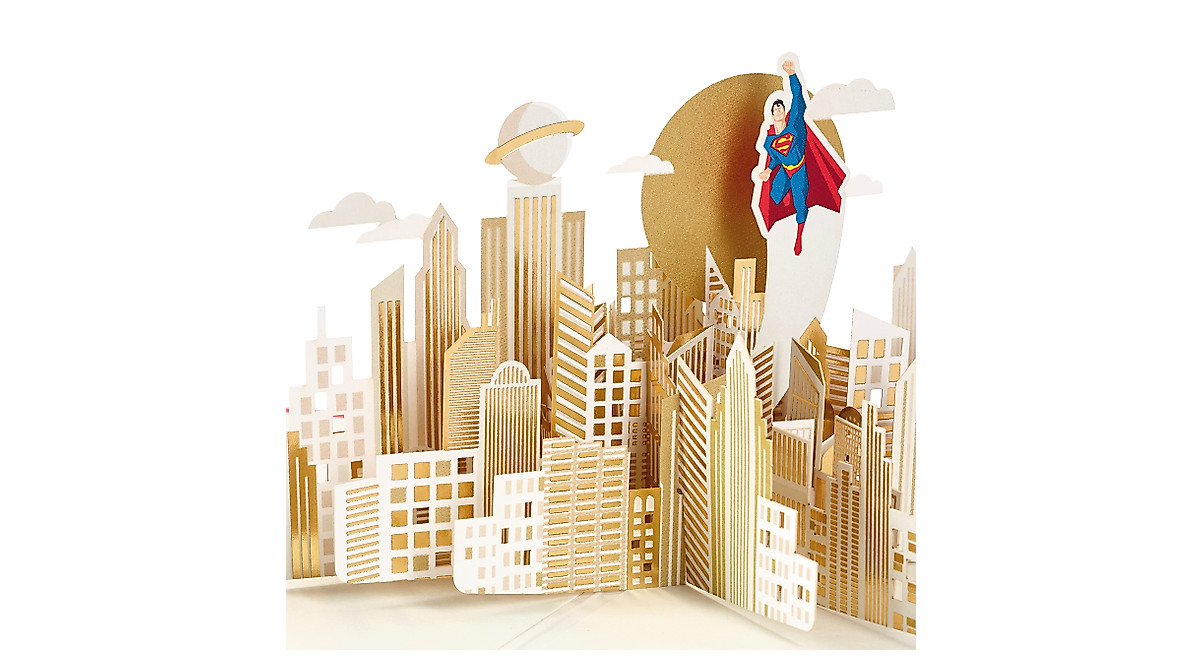 Superman Pop-Up Father's Day Card by Hallmark