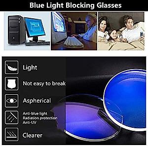 NORPERWIS 2 Pair Computer Glasses - Anti-blue glasses - Blue Light Blocking Reading Glasses for Women (2 Pack Gray, 2.00)