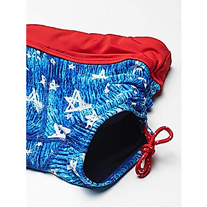 TYR Girl's Twinkle Della Boyshort, Navy/White, M