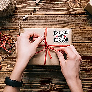 Wailozco 1.5'' Gift Just for You Stickers,Thank You Stickers,Handmade Stickers,Business Stickers,Envelopes Stickers for Online Retailers,Handmade Goods,Small Business,500 Labels Per Roll