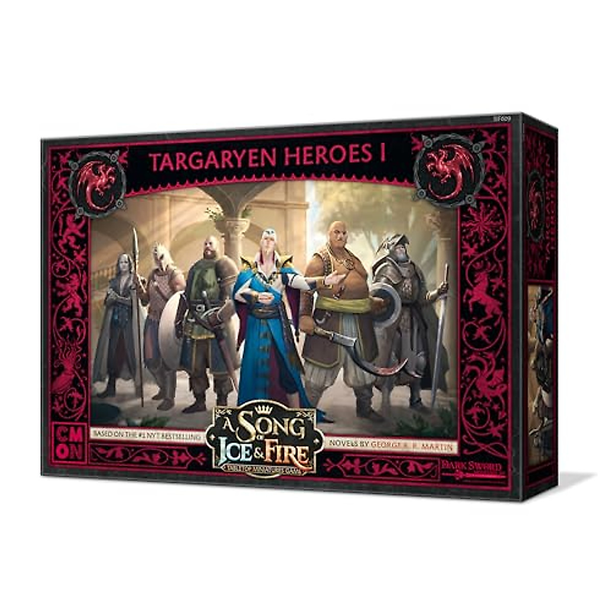 CMON A Song of Ice and Fire Tabletop Miniatures Targaryen Heroes I Box Set - Lead Legendary Heroes in Battle, Strategy Game for Adults, Ages 14+, 2+ Players, 45-60 Minute Playtime, Made by CMON