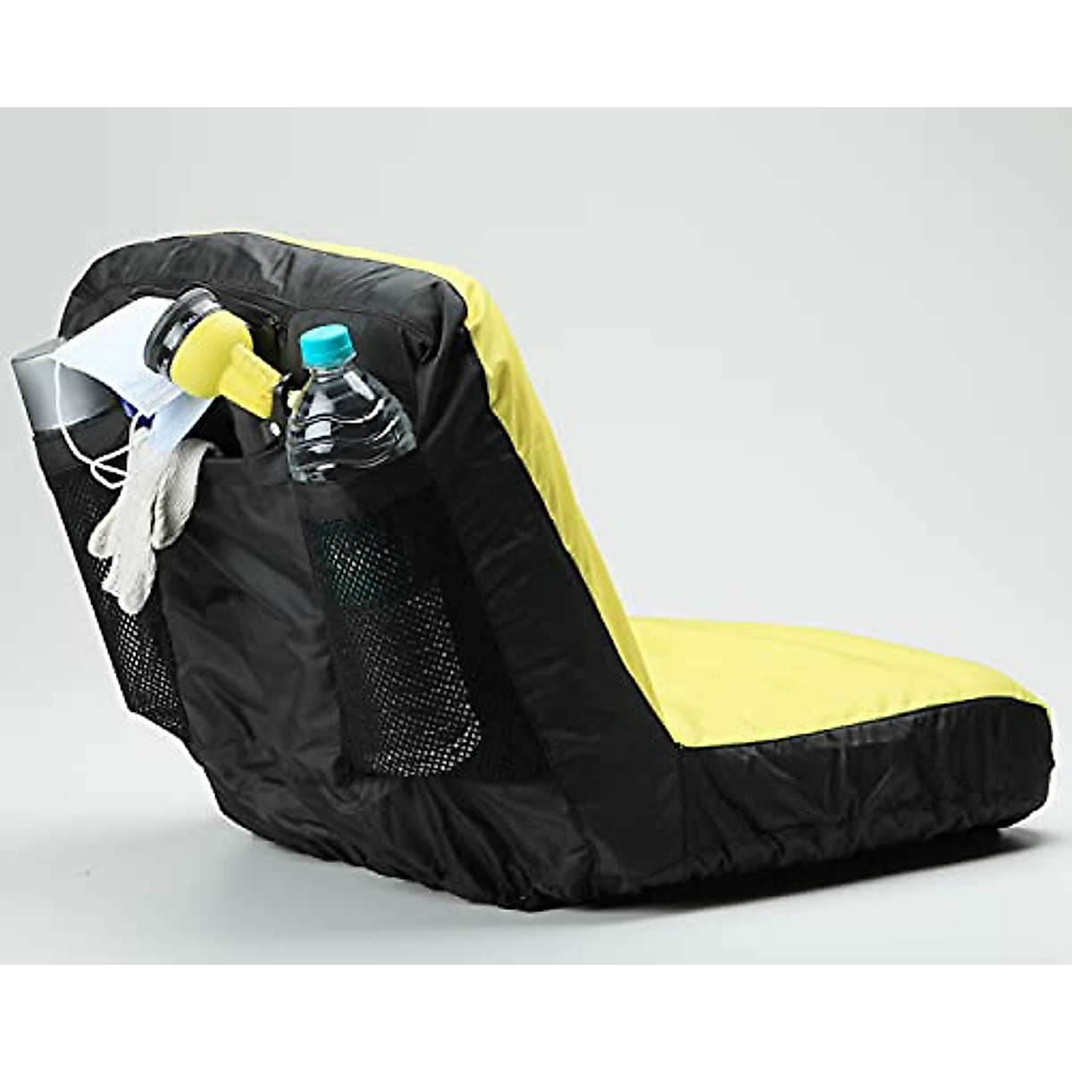 Virtionz Riding Lawn Mower Seat Cover (Medium) LP92324 Fits John Deere Mower Tractor & Gator Seats up to 15" High(Four Convenient Pockets)