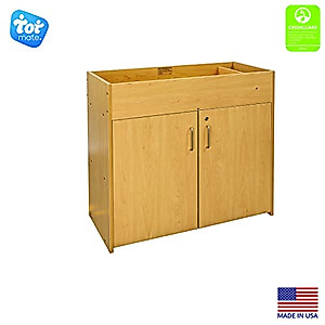 Tot Mate 41-1/2" Wide Daycare Infant Changing Table - Maple