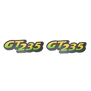 New Kumar Bros USA Lower Hood Set of 2 Decals replaces M126056 Fits John Deere GT235 Low S/N