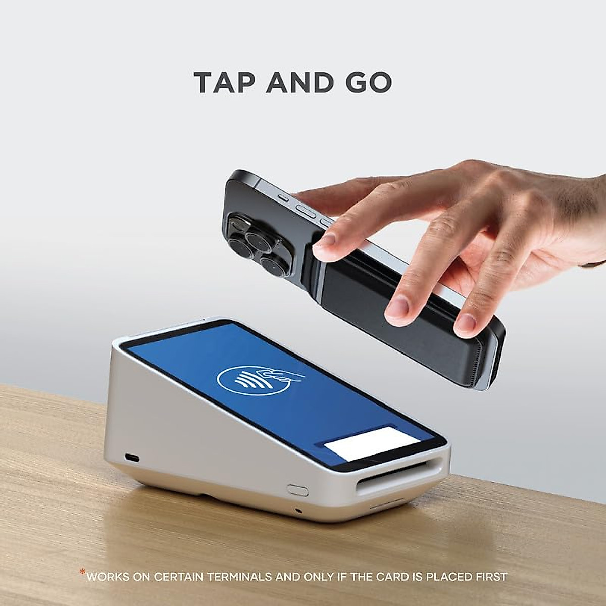 Satechi Magnetic Magsafe Wallet, Vegan-Leather Double Flap Stand Card Holder, 4 Slots with Front NFC Pass-Through, Adjustable Phone Attachment for iPhone 16/15/14/13/12, Travel Accessory, Black