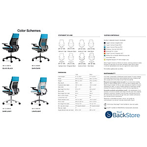Steelcase Gesture Office Desk Chair with Headrest in Elmosoft Genuine Espresso L133 Leather Plus Lumbar Support Low Black Frame