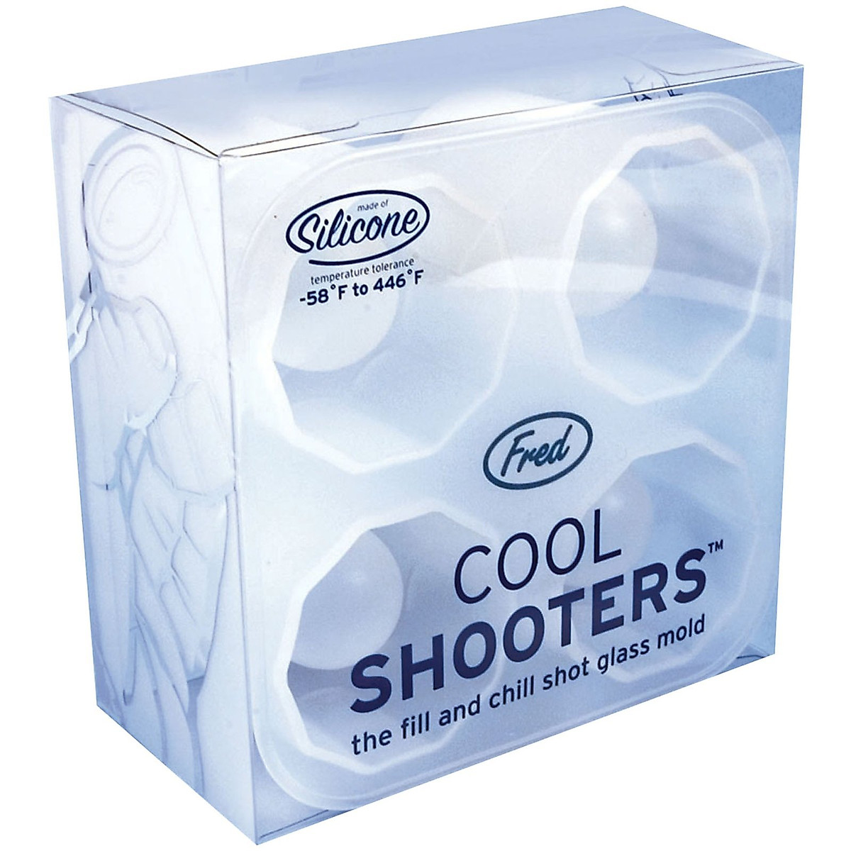 Genuine Fred Cool Shooters Shot Glass Ice Mold, 1 Count (Pack of 1)