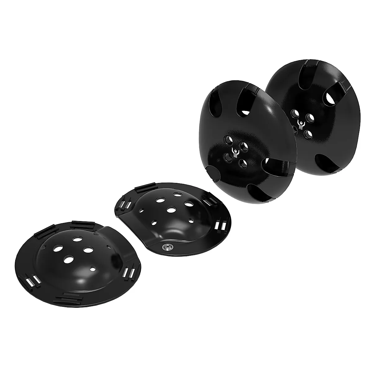 Great Call Athletics | Wrestling Classic Headgear Earguard | Adult Grappling Head Gear | Adjustable Ear Guards White Straps (Black w/ White Straps)