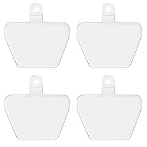 COCASES 4 Pack Phone Tether Tab, Phone Strap Connector for Cell Phone Safety Lanyard Patch (White x4)