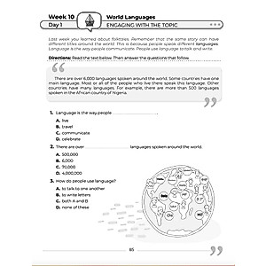 3rd Grade Social Studies: Daily Practice Workbook | 20 Weeks of Fun Activities | History | Civic and Government | Geography | Economics | + Video ... Each Question (Social Studies by ArgoPrep)